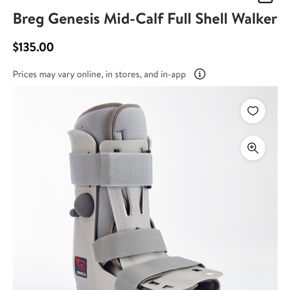 Other | Breg Genesis Mid Calf Full Shell Walker | Poshmark